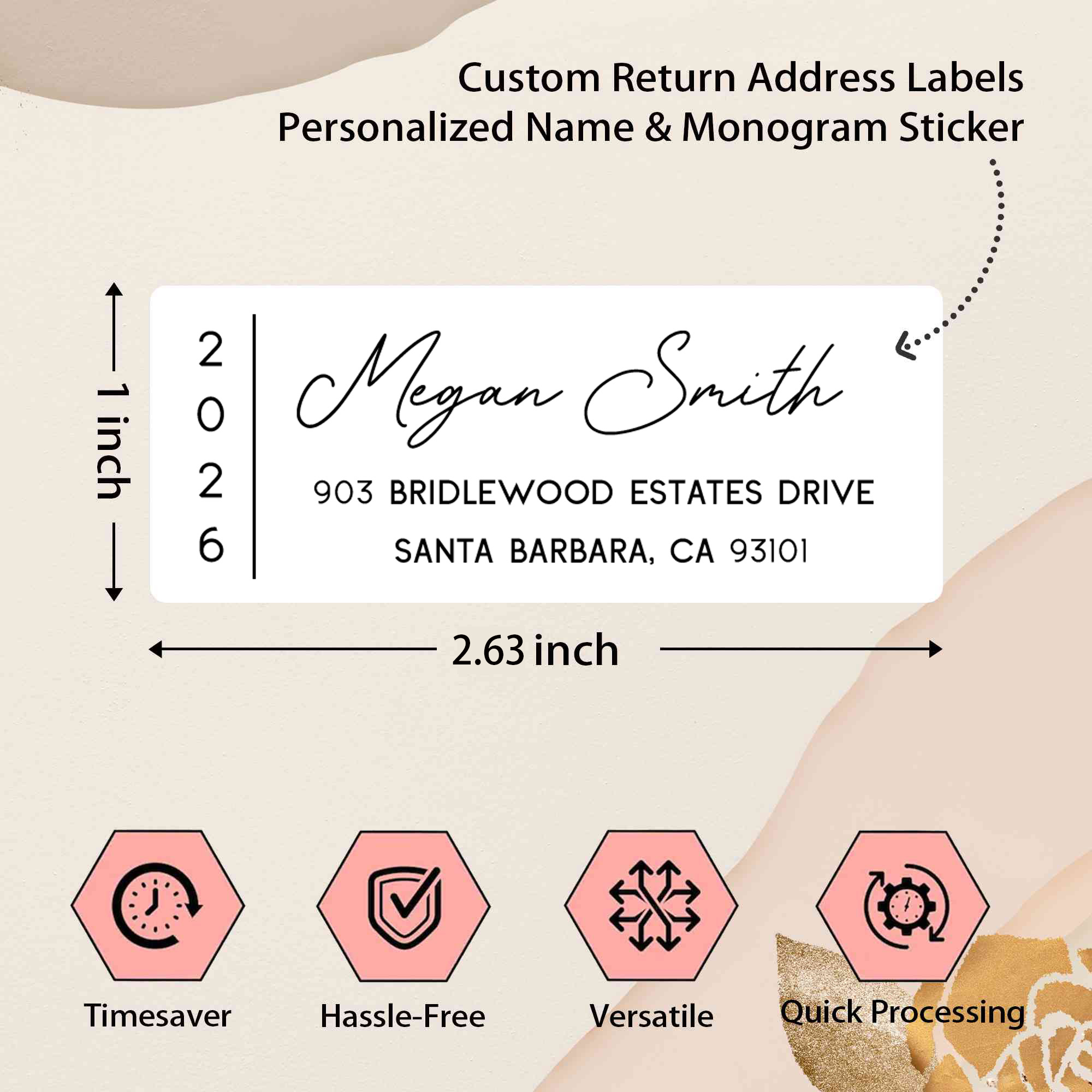 Personalised Graduation Cap Return Address Labels with Name and Year ...